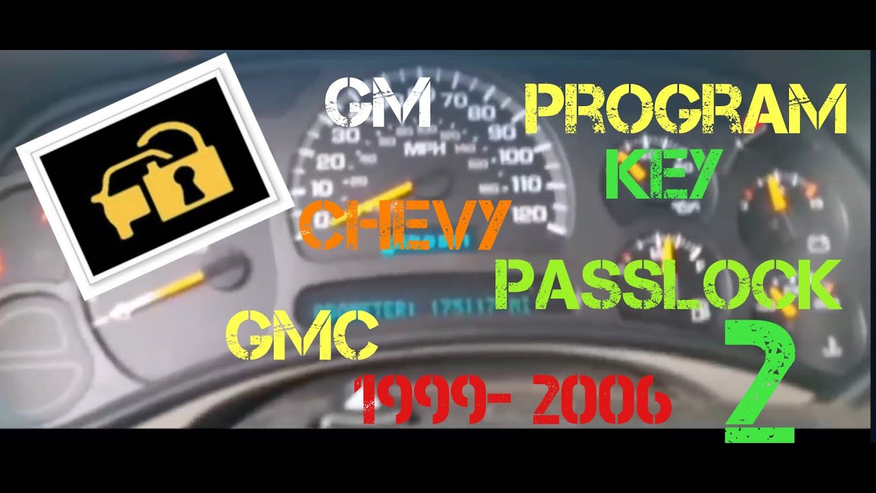 HOW TO PROGRAM A GM CHEVY CODED/ANTI THEFT KEY FAST AND EASY- 2004 ...