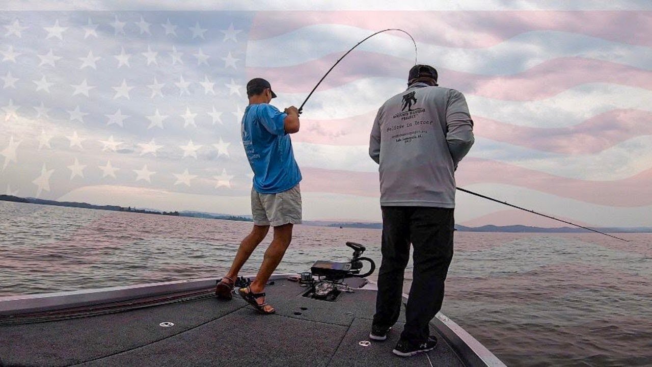 I took a Soldier Bass Fishing and we CATCH THEM!!! (Lots of Fish) - YouTube