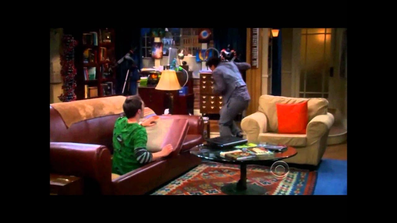 The big bang theory Sheldon scares Leonard HD - YouTube