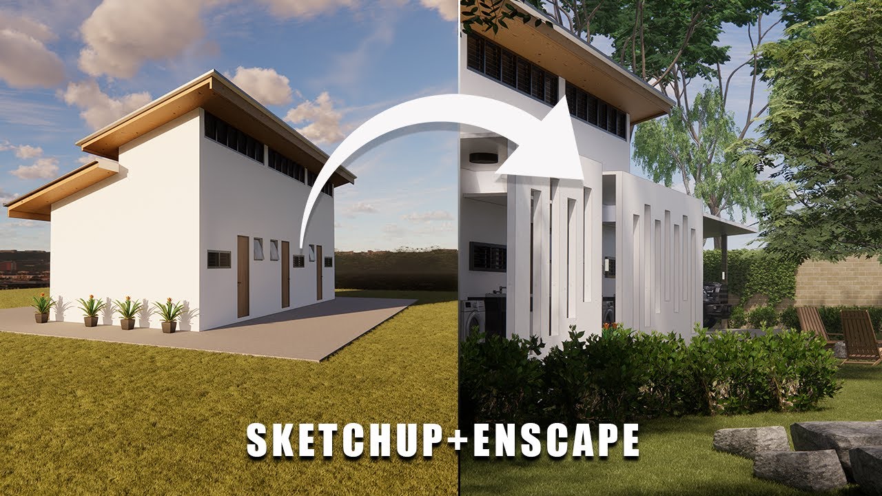 You Won't Believe This Small Apartment Makeover with SketchUp + Enscape ...