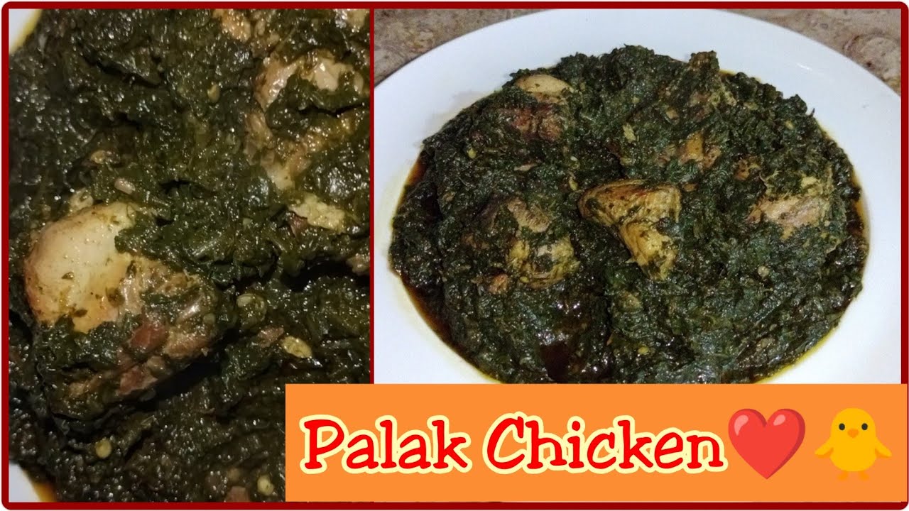 Palak Chicken Recipe 🥬|spinach recipe with chicken|Palak recipe by ...