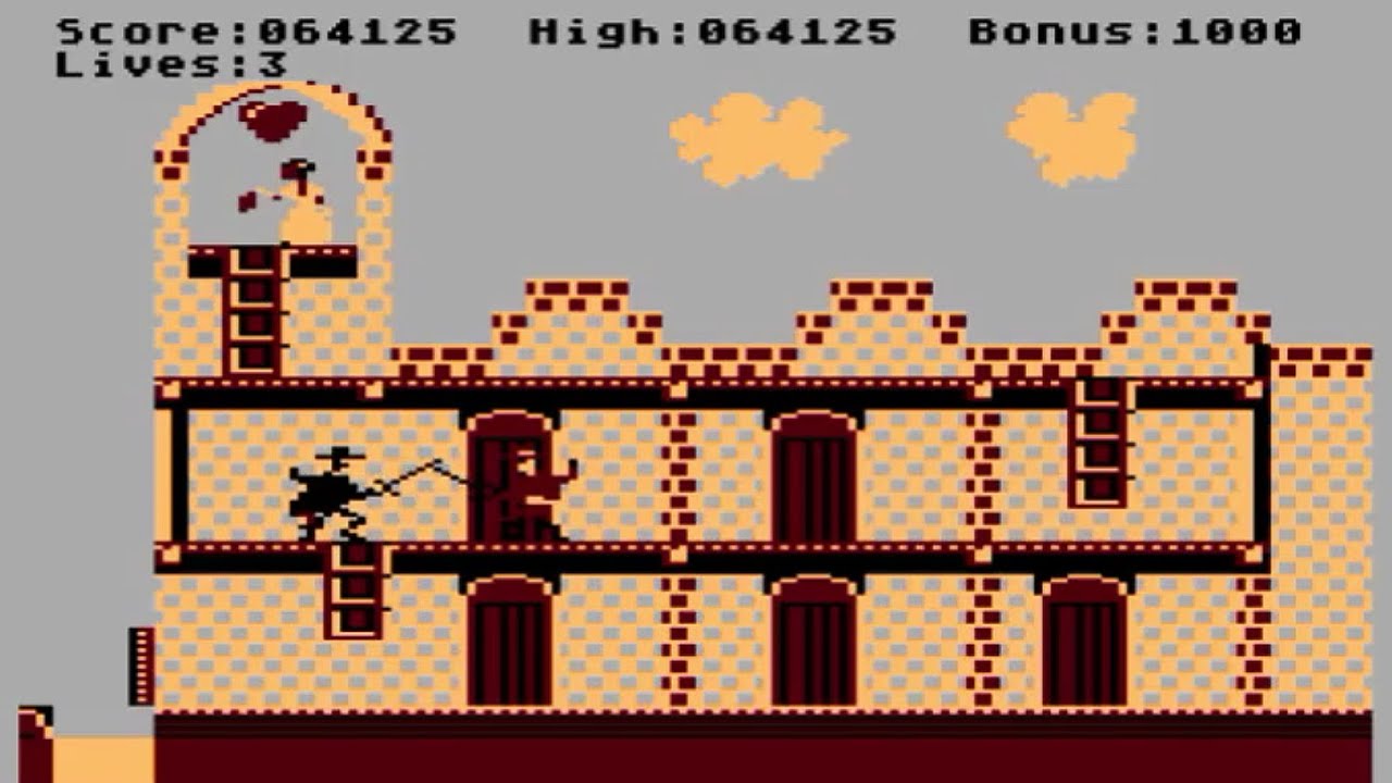 Atari XL/XE - Zorro [1985][Longplay] - YouTube