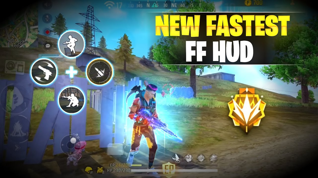TOP 3 BEST CUSTOM HUD FREE FIRE 3 FINGER CLAW | BETTER THAN PC PLAYERS ...