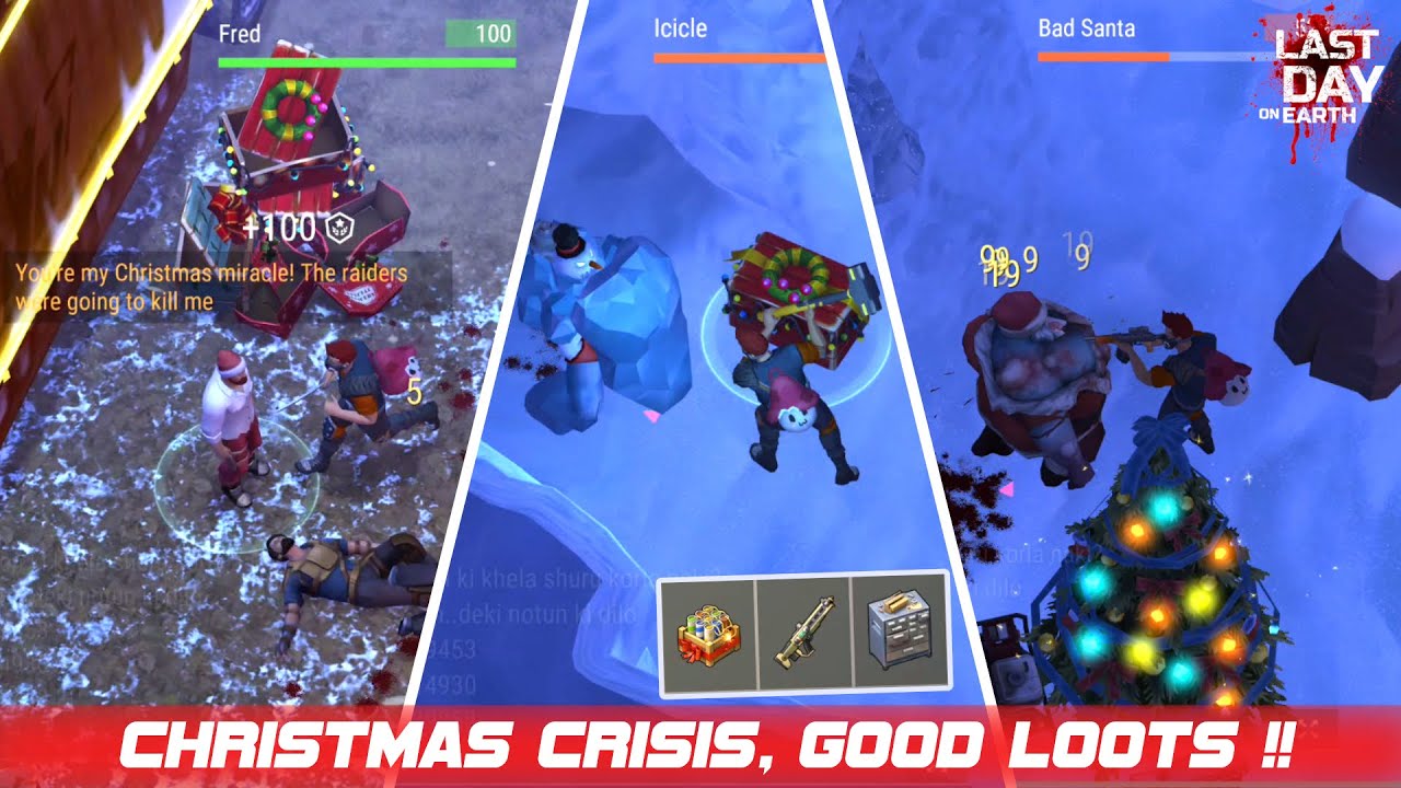Christmas Crisis | Defeat Icicle, Bad Santa, Zombie Bear Easily | LDOE ...