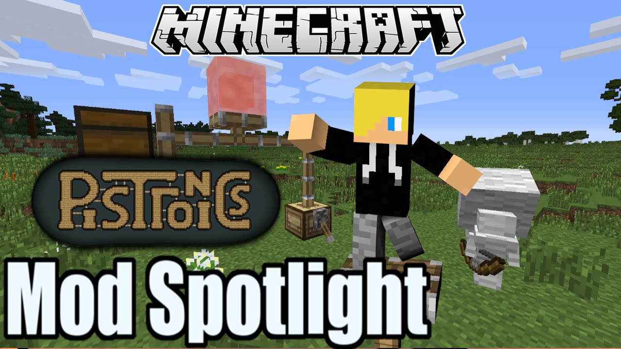 Pistronics 2 Mod Spotlight - Petrify mobs and make cool contraptions ...