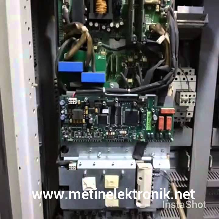 ABB ACS800 drive maintenance work, - YouTube