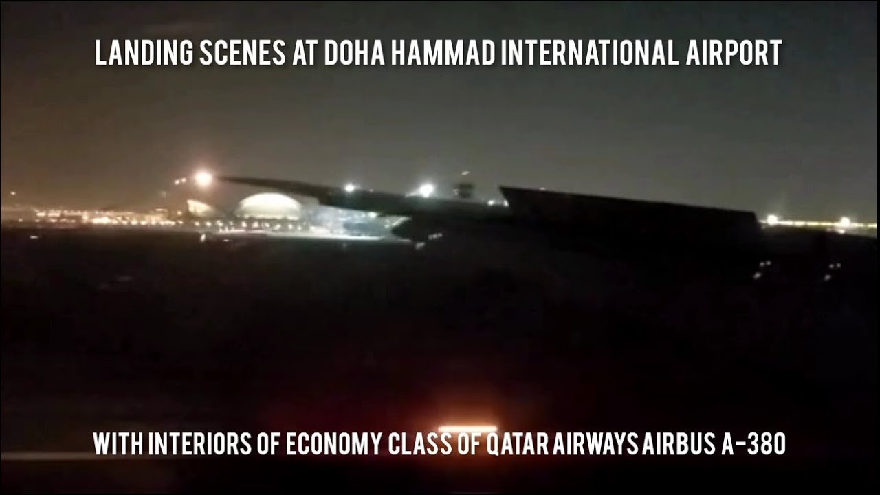 Landing Scenes at Hammad International Airport, Doha (Qatar) - YouTube