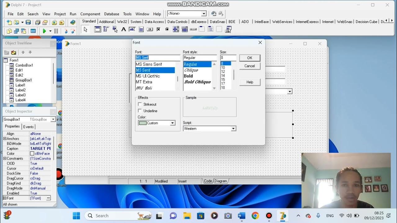 UAS PEMROGRAMAN KOMPUTER "PEMBUATAN PROGRAM APLIKASI VISUAL COMPONENT LIBRARY" - YouTube
