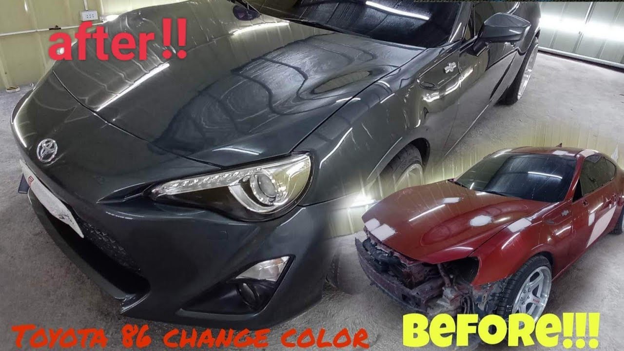 change color #toyota#gt86 - YouTube