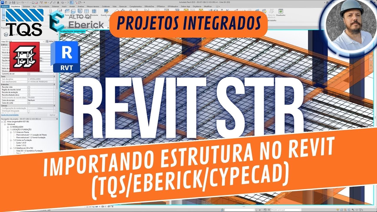 [PROJETOS INTEGRADOS] Importando Estruturas no Revit (TQS, Eberick e ...