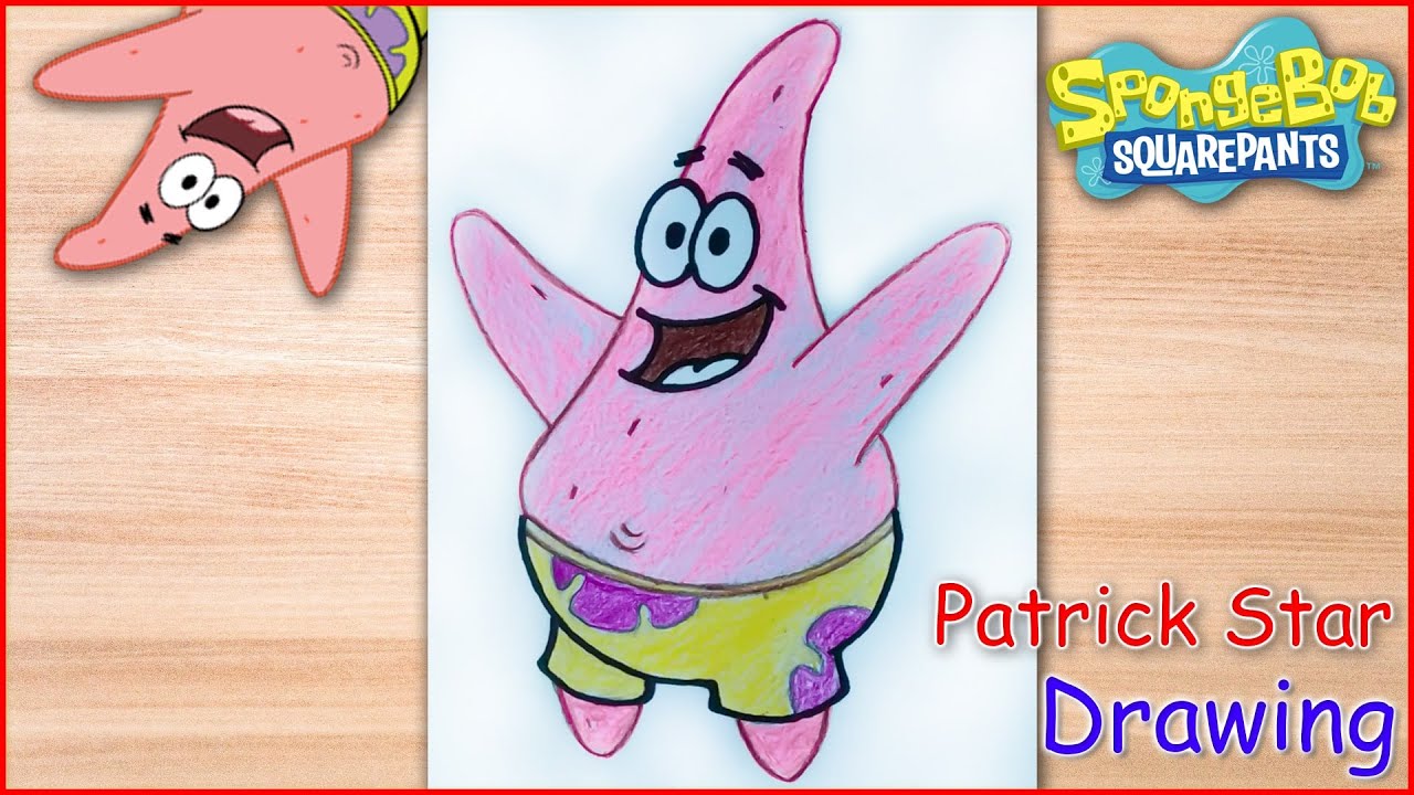 Patrick Drawing In Pencil