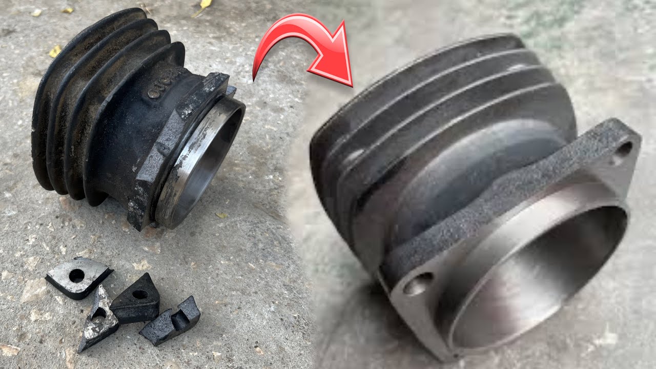 “Compressor Cylinder Restoration | Damaged Cylinder Rebuilt to Original ...