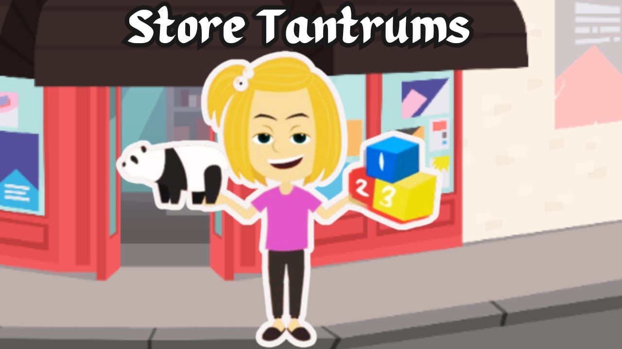 Store Tantrum Cartoon | Cheeky Sofie throwing tantrums at store | Fun ...