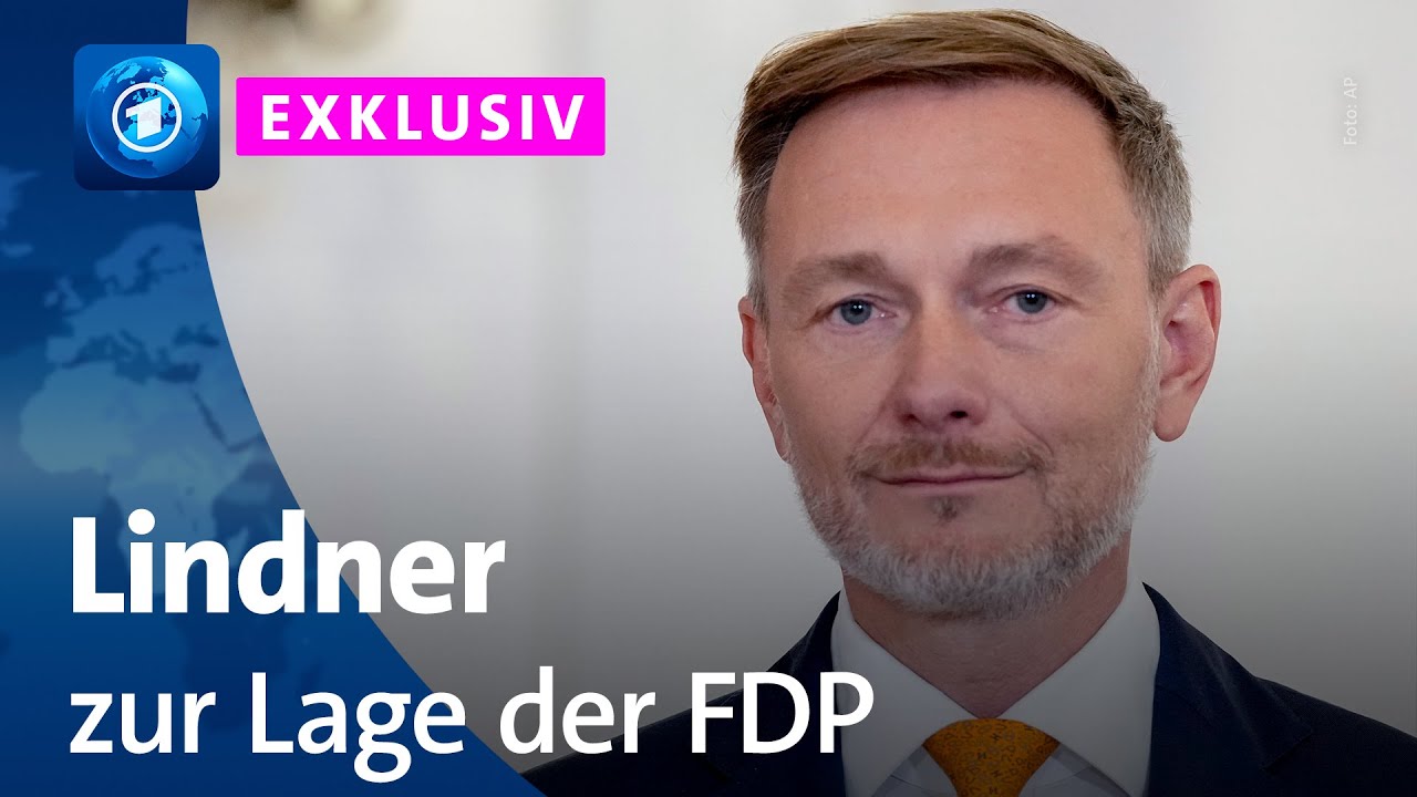 FDP-Chef Lindner im tagesthemen-Interview - YouTube