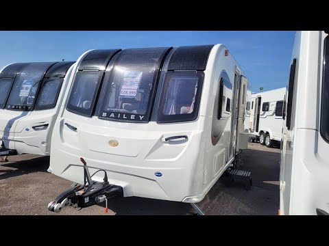 2021 Bailey Alicanto Estoril Grande 8ft wide with manual mover - YouTube