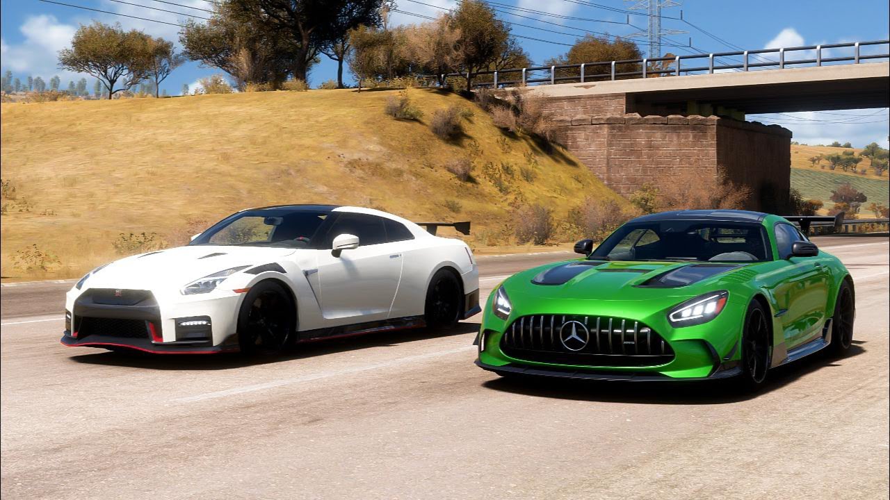 FH5 DRAG RACE! Mercedes-AMG GT Black Series Vs Nissan GT-R Nismo - YouTube
