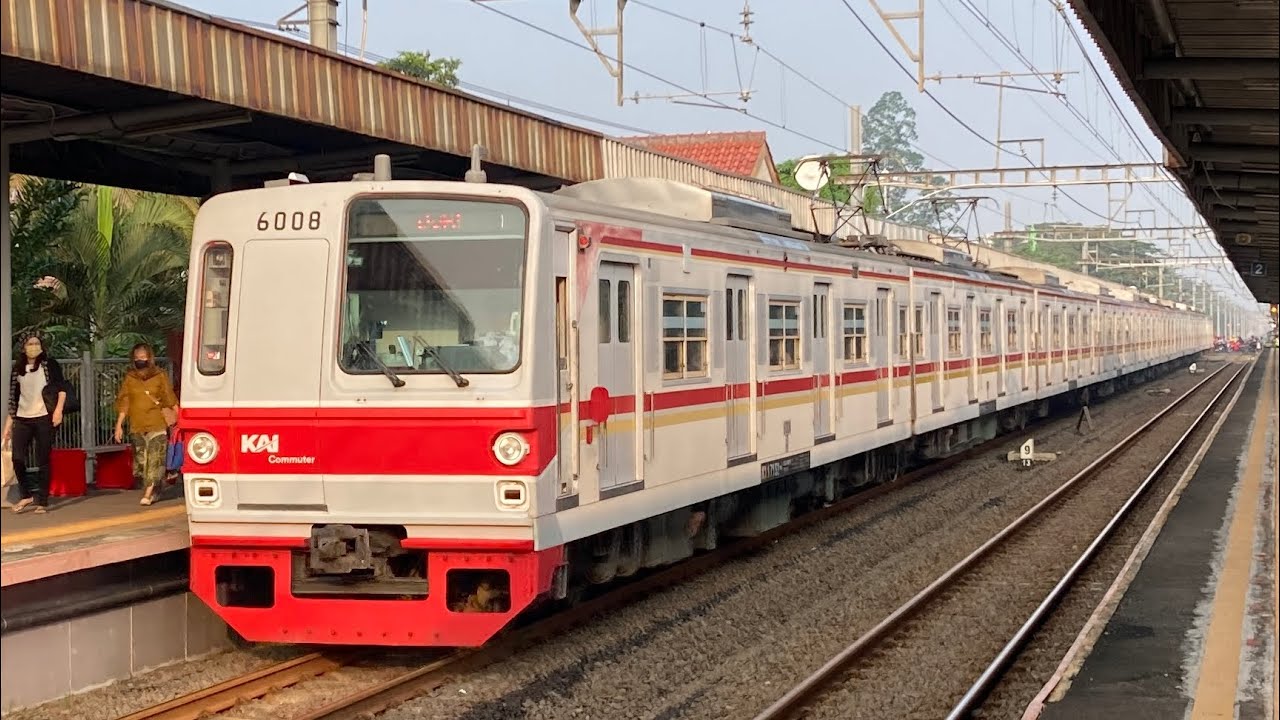 Kompilasi KRL Commuter Line Pagi Hari di Stasiun Poris! TM 6000 Chiyoda ...