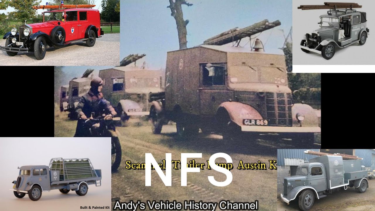 National Fire Service Vehicles Of WW2 🇬🇧 ( 5 Minute ish History EP 5 S ...