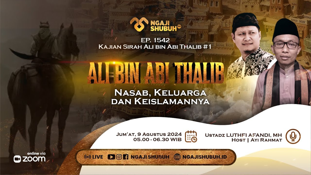 ALI BIN ABI THALIB; NASAB, KELUARGA DAN KEISLAMANNYA ~ Kajian Sirah Ali ...