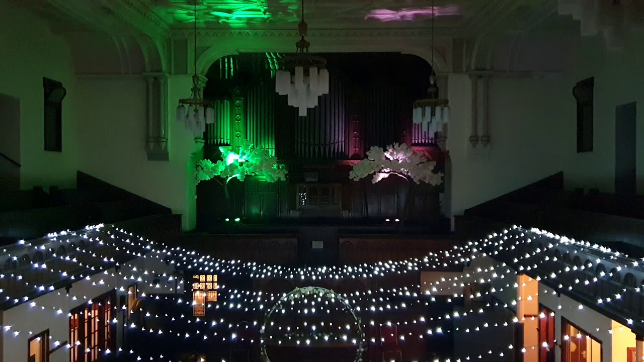 Light show at The Whitby Brunswick Centre - YouTube