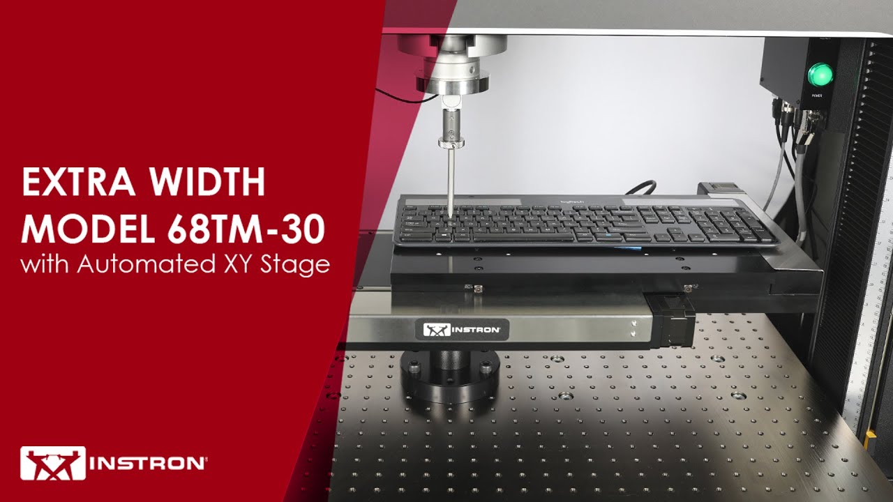 Extra Width Model 68TM-30 with Automated XY Stage - YouTube