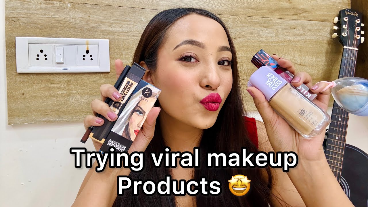 Trying New Viral Makeup Products💄#makeup #newmakeup2024 #review # ...