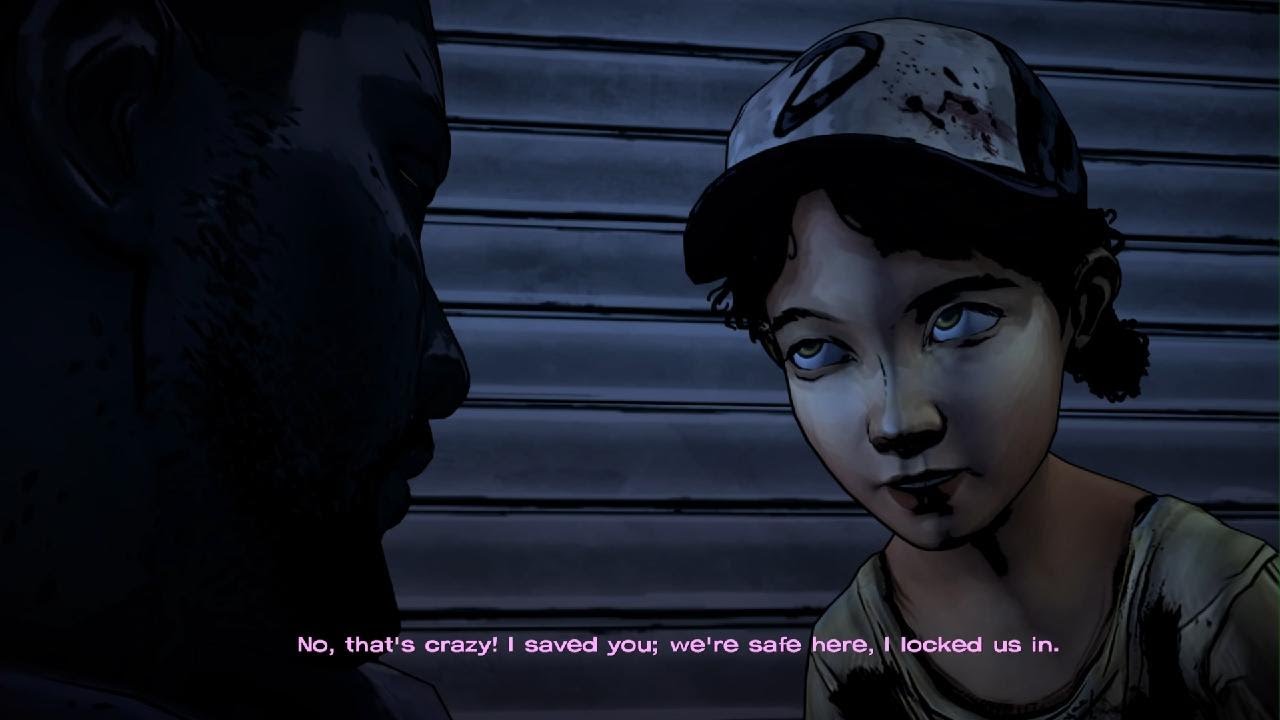 The Walking Dead Saddest moment in gaming history - YouTube