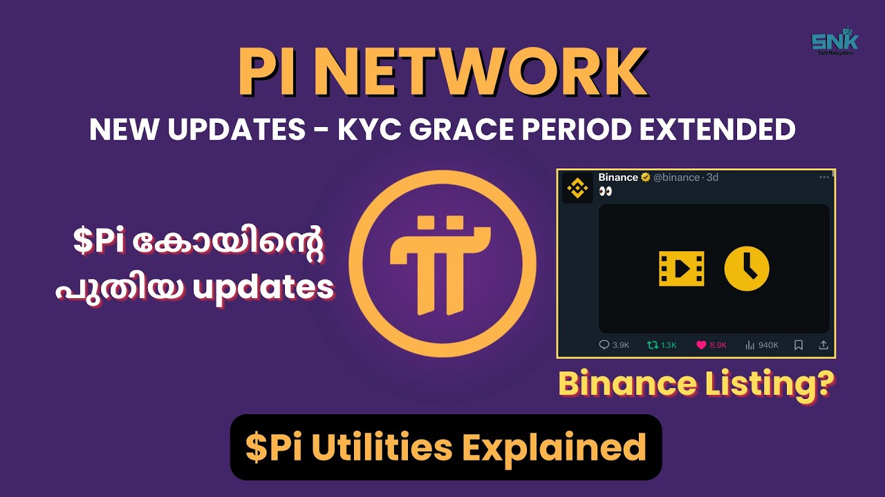 Pi Network Grace Period Extended | Pi New Updates | Binance Listing ...