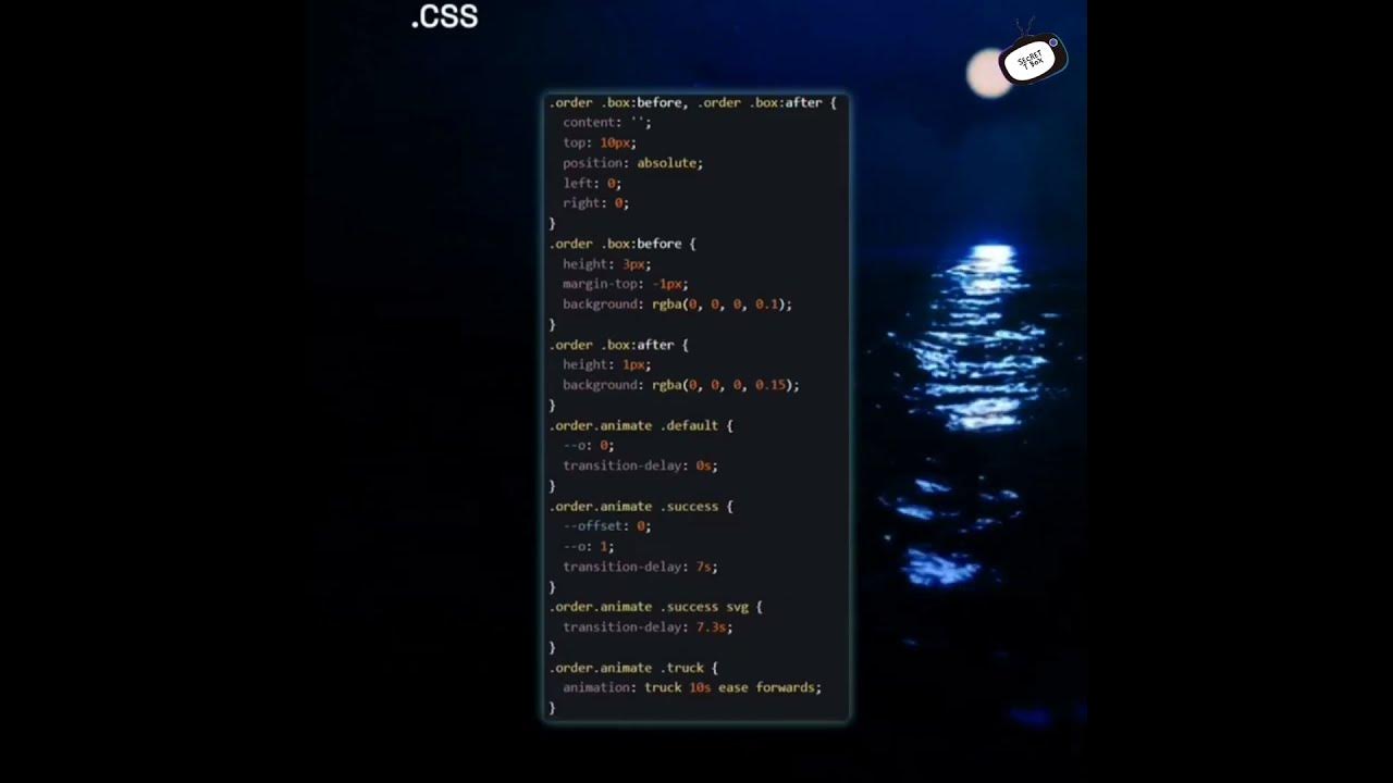 Order Button Animation Shorts Animation Css Youtube