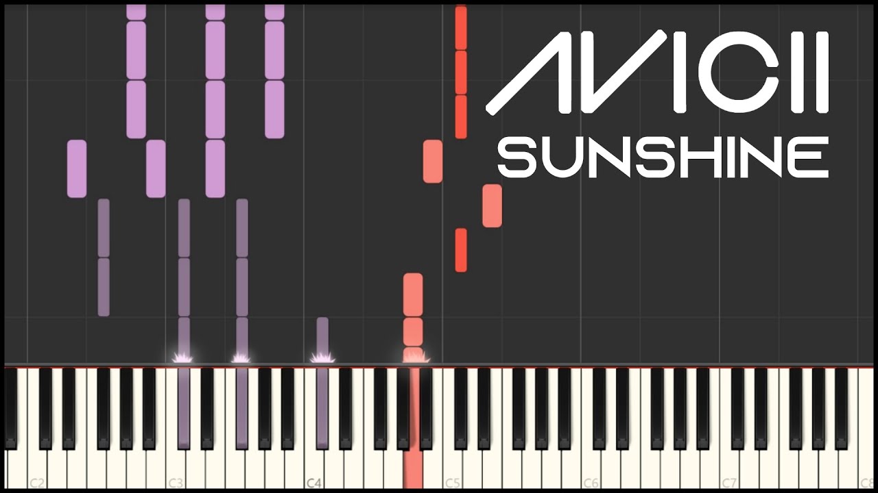 Avicii & David Guetta - Sunshine (Piano Tutorial) - YouTube