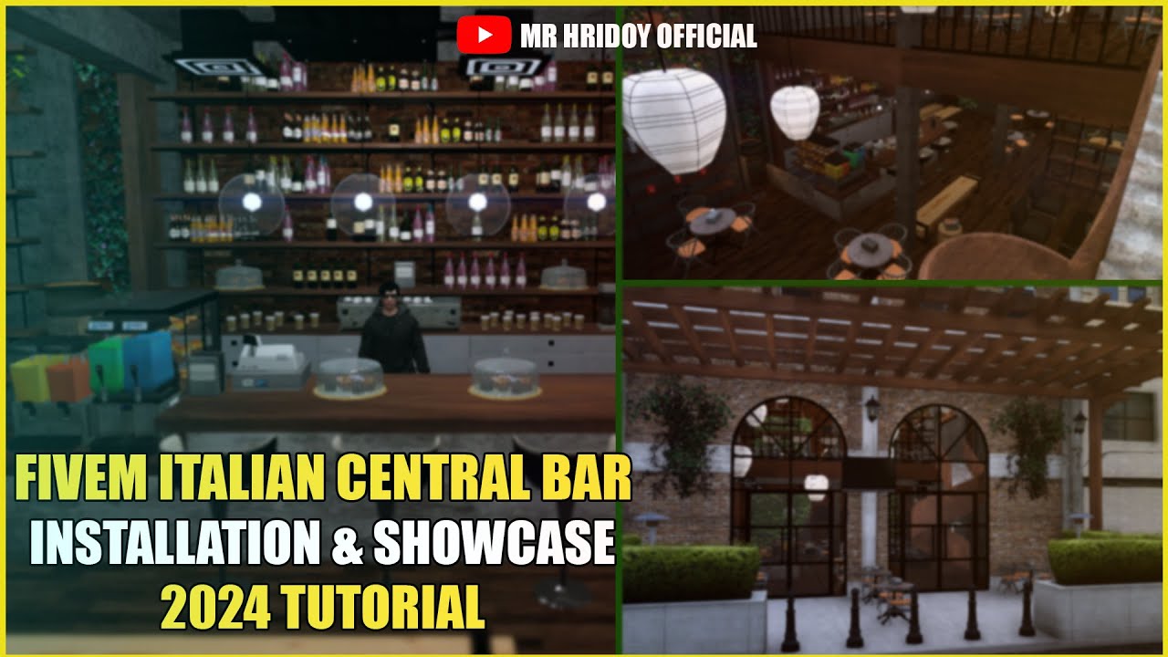 FiveM Italian Central Bar| Fivem Script & Mlo | Installation & Showcase ...