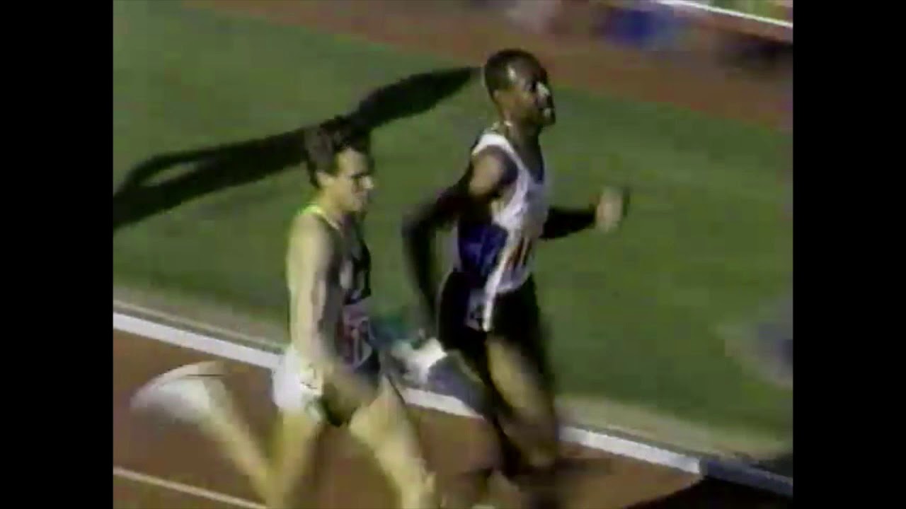 Johnny Gray runs 1500m in 3:42.43 - 1990 Modesto Meet (includes post ...