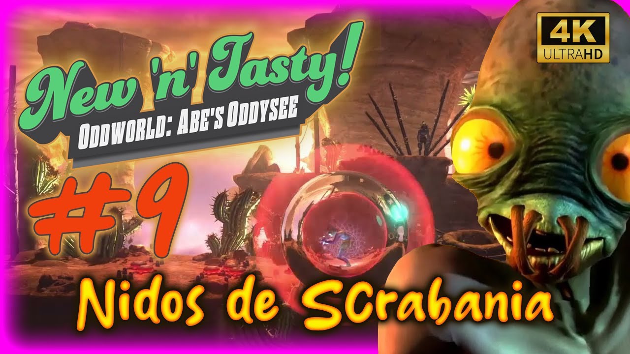 🌀 ODDWORLD NEW 'N' TASTY - Capítulo 9 | NIDOS DE SCRABANIA 🐾[Gameplay ...