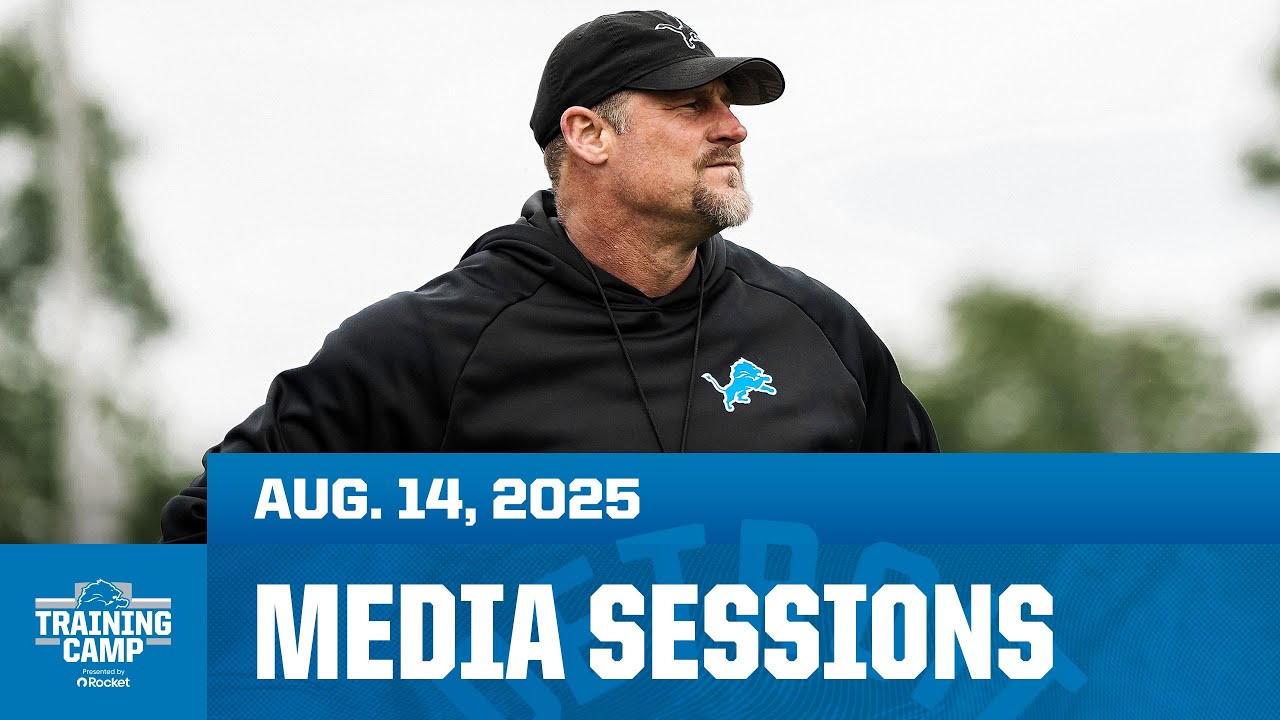 Dan Campbell Press Conference | August 14, 2025 - YouTube