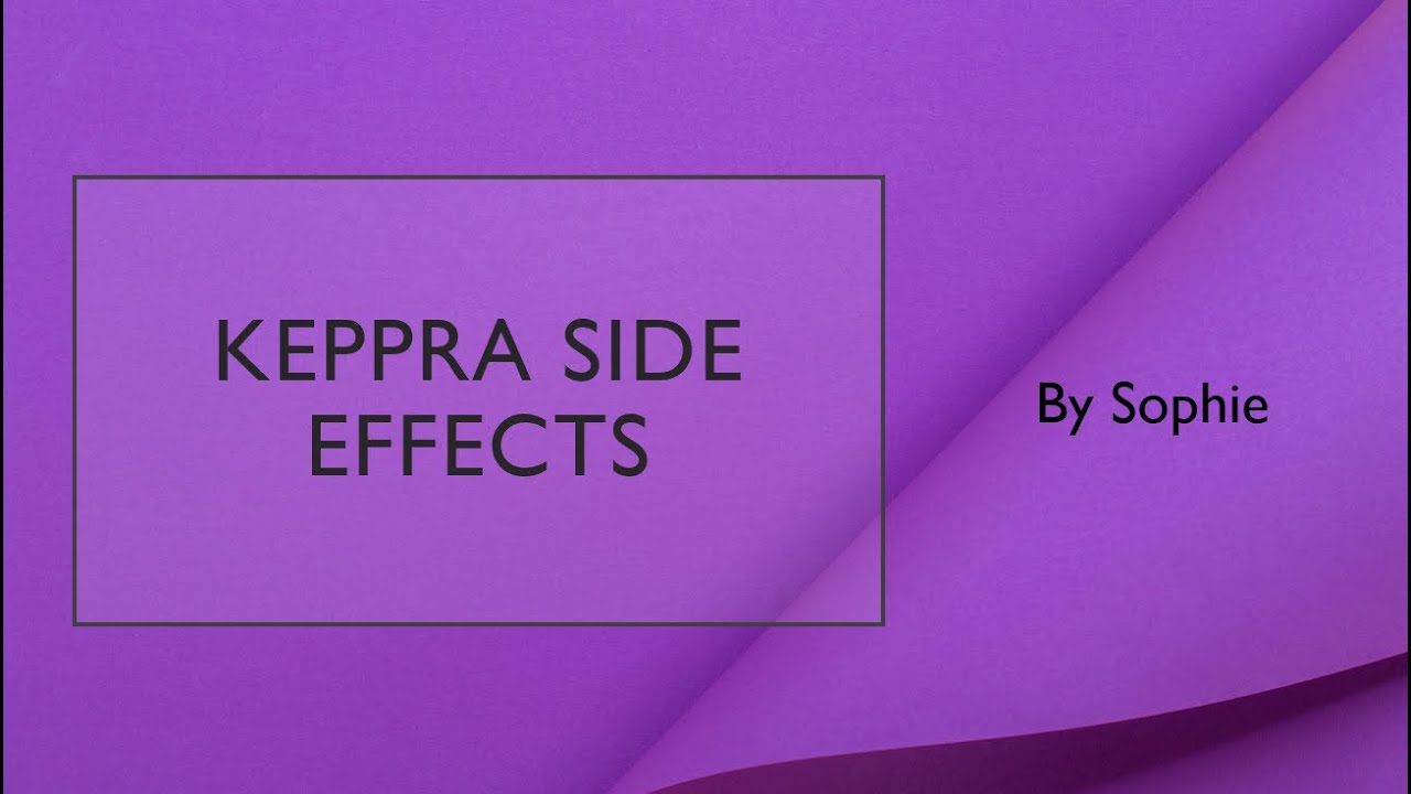 Keppra side effects - YouTube