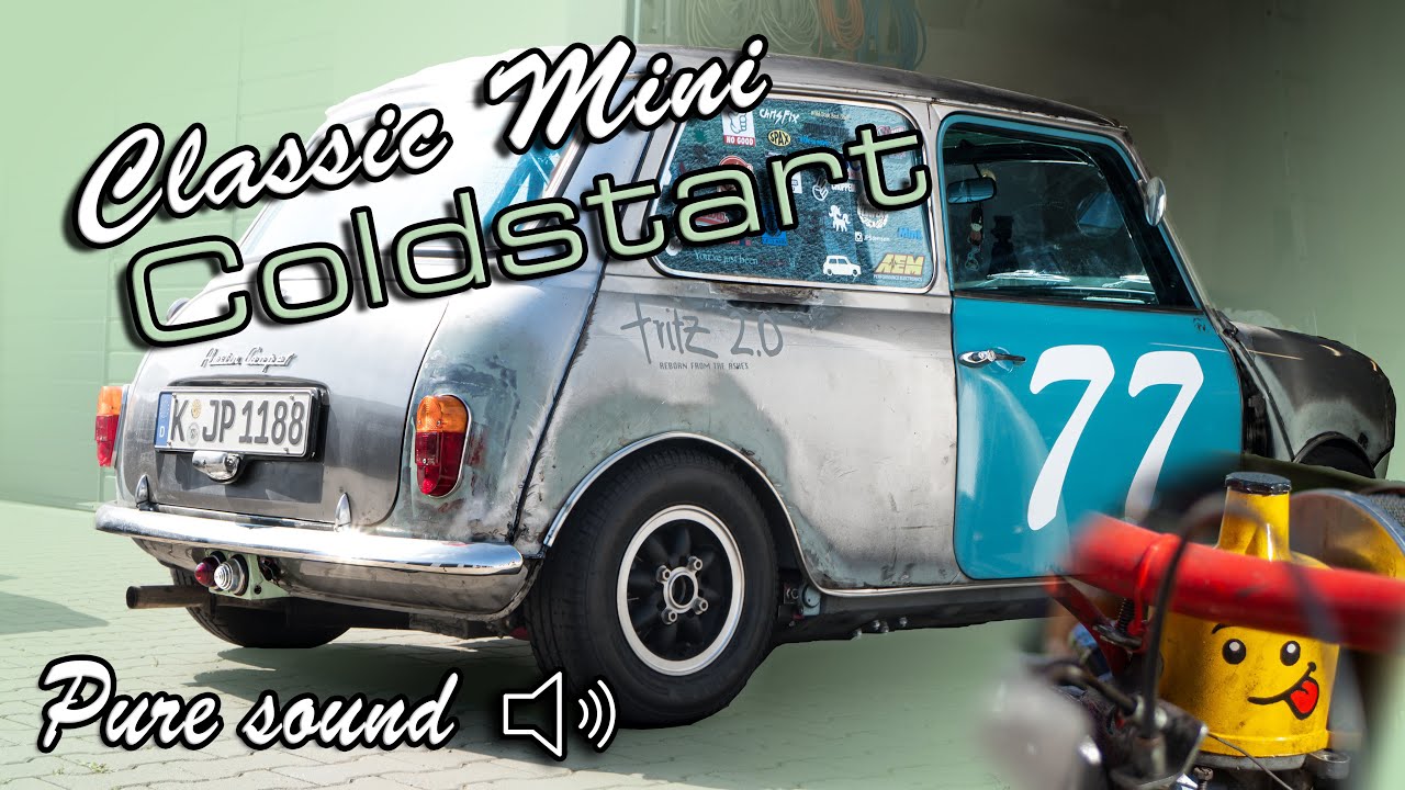 CLASSIC MINI exhaust Sound RC40 - Pure Sound | RUST'N'ROLL Garage - YouTube