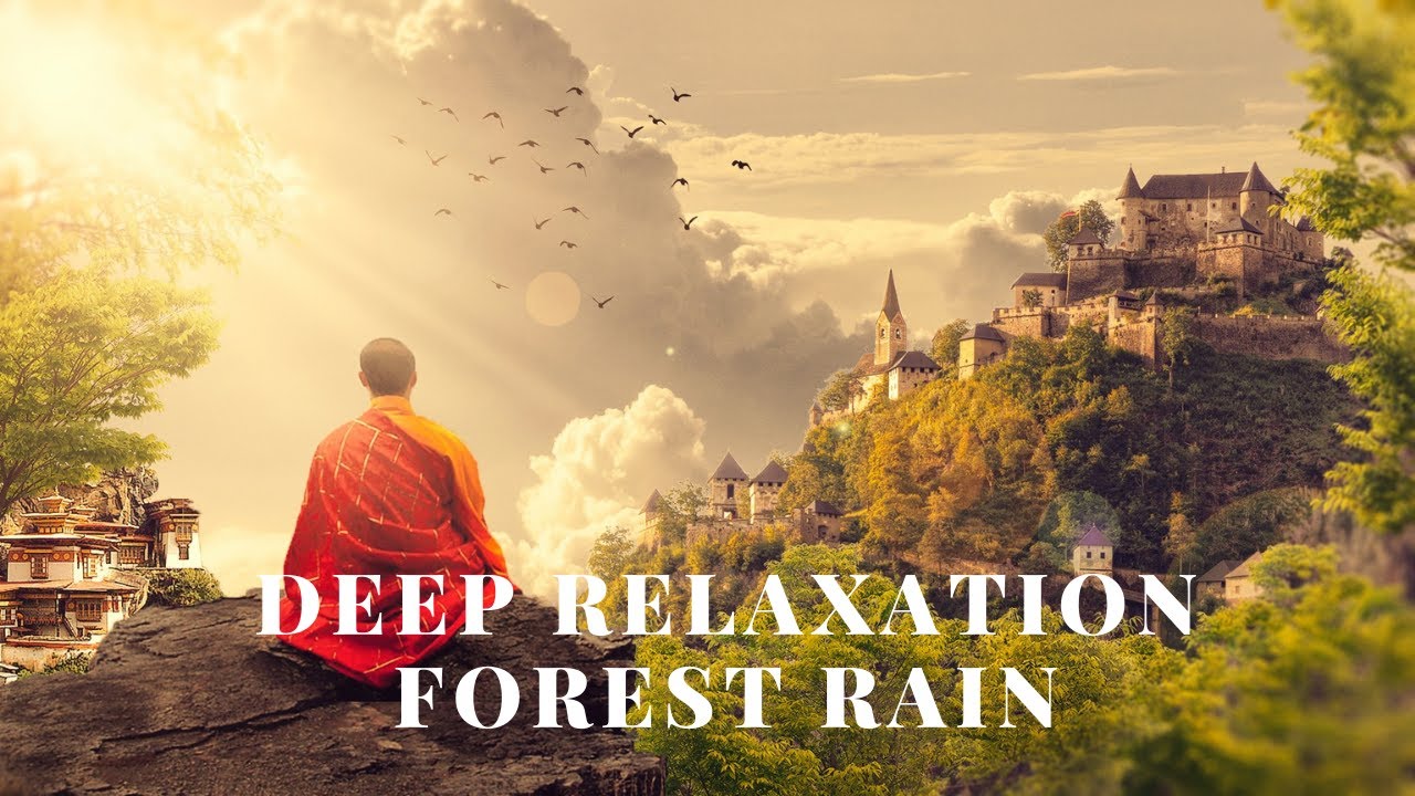 DEEP RELAXATION FOREST RAIN helps in deep sleep, deep meditation and ...