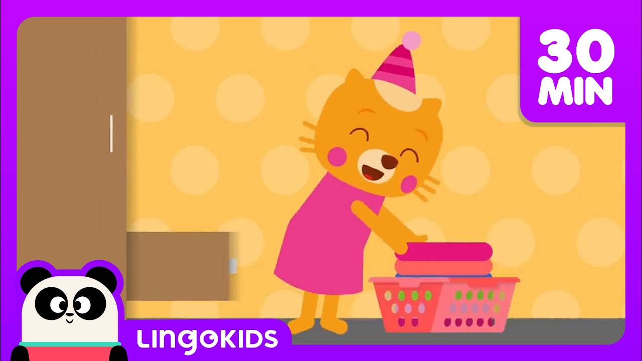 Washing Hands Song 🧼🙌 + More Daily Routine Songs for Kids 🎵 | Lingokids ...