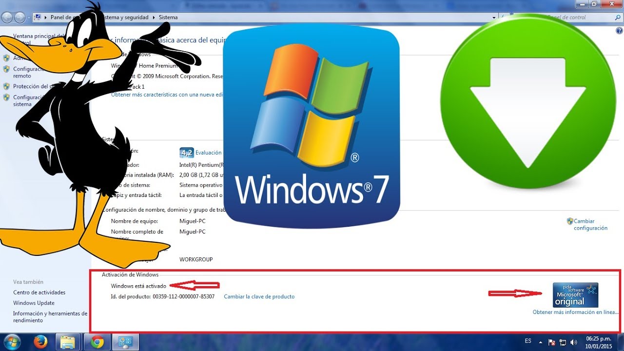 COMO ACTIVAR WINDOWS 7 FACIL Y RAPIDO 2019💯💯, how to activate windows 7 ...
