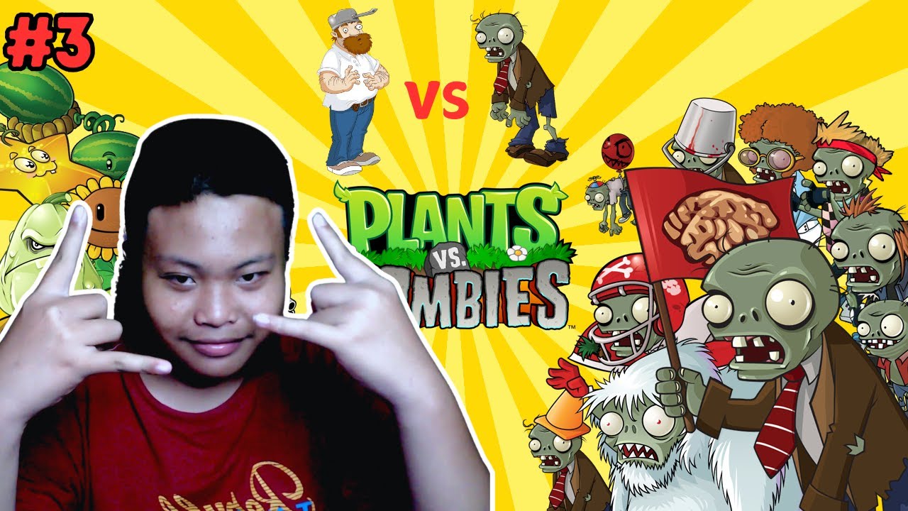ZOMBIE VS TANAMAN !!! - Plants VS Zombies #3 - YouTube