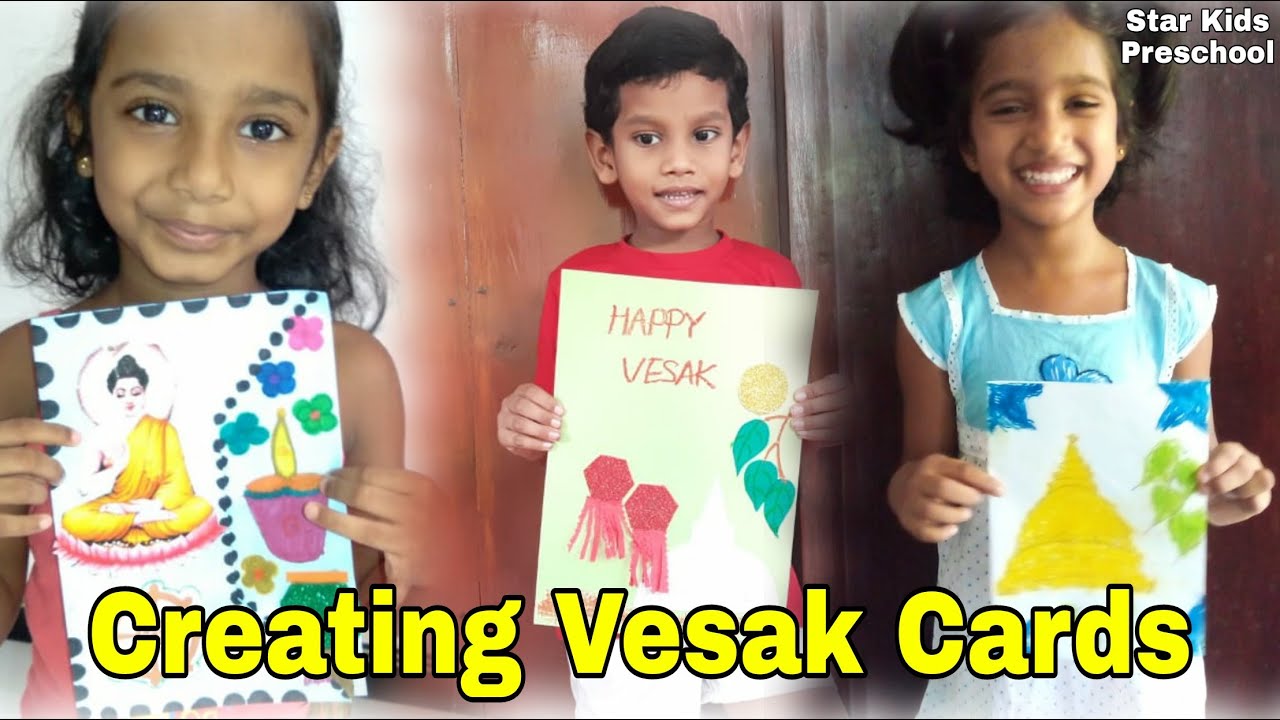 Creating Vesak Cards - YouTube