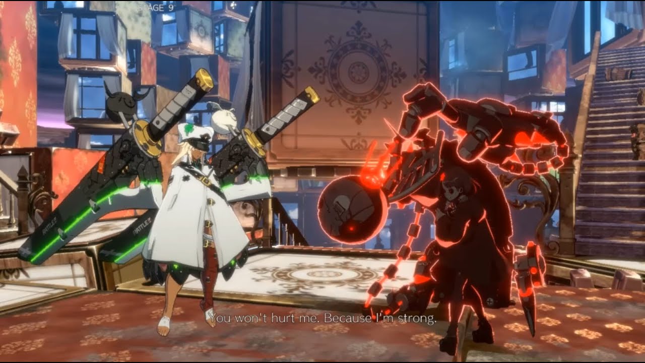 Guilty Gear -Strive- play as stage 9 Ramlethal arcade walkthrough - YouTube