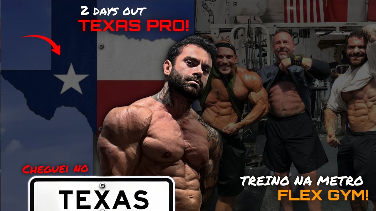 TREINO INSANO NA METRO FLEX GYM!+CHEGUEI NO TEXAS! - YouTube