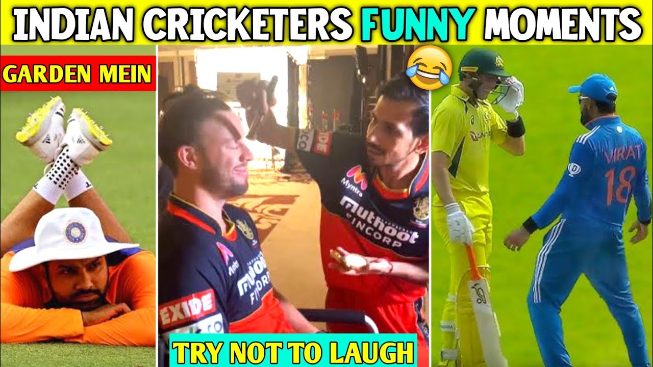 Indian Cricketers Funny Moments | Indian Cricket Team Funny Videos ...