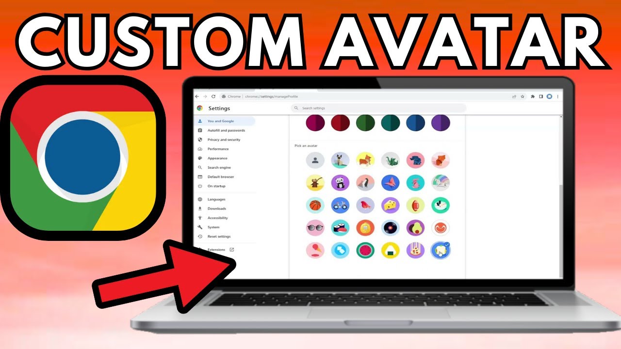 How to Change Google Chrome Avatar with Custom Picture (2025) - YouTube