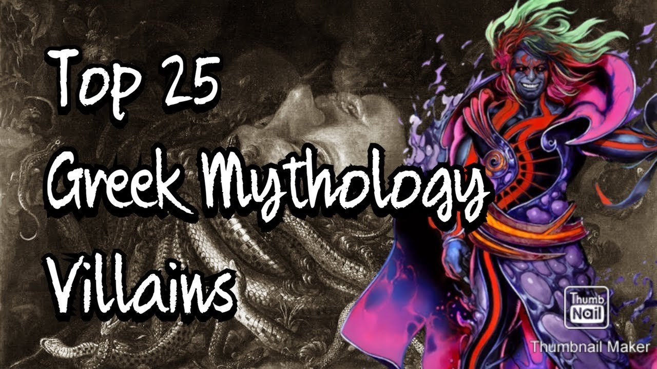 Top 25 Greek Mythology Villains - YouTube