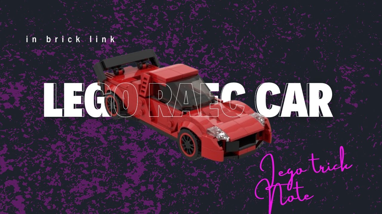 Designing a Red Lego Race Car in BrickLink Studio 2.0: A Step-by-Step ...