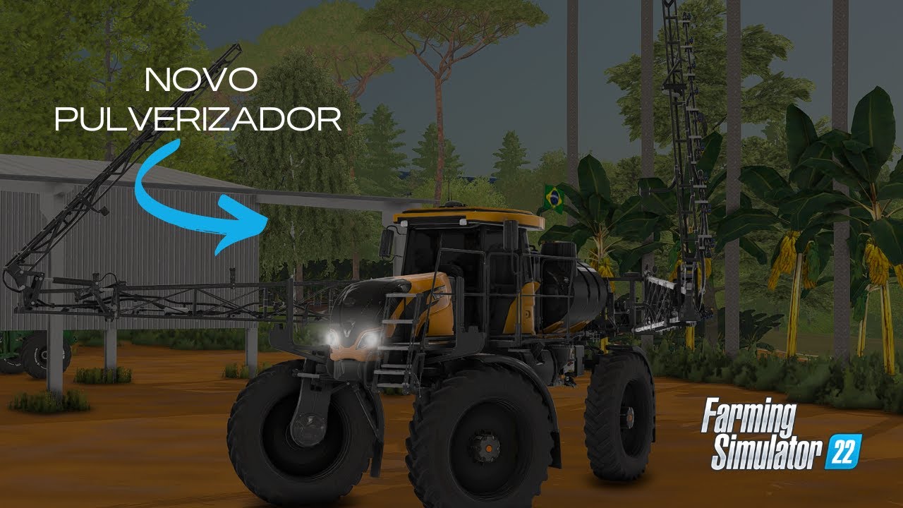 PULVERIZADOR VALTRA NA FAZENDA: FARMING SIMULATOR 22 - YouTube