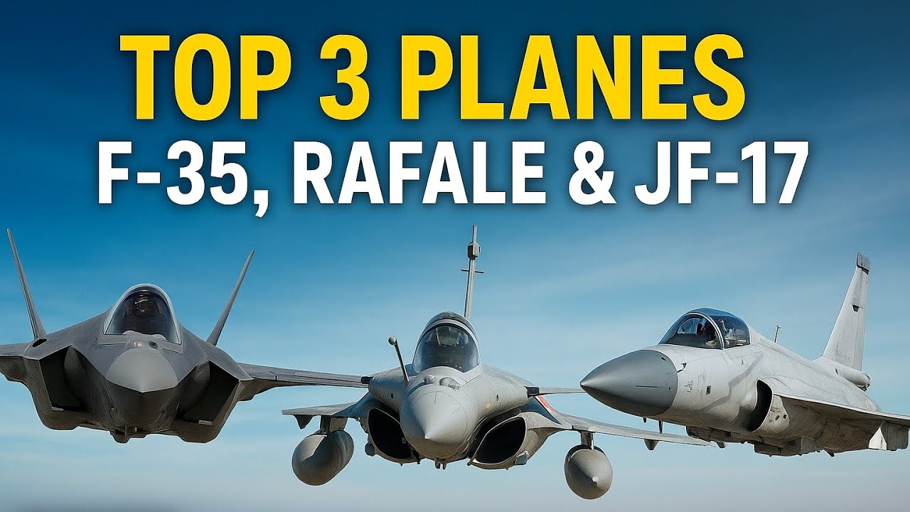 Top 3 Fighter Jets 2025 | F-35 vs Rafale vs JF-17 Thunder | Bully’s Aviation - YouTube