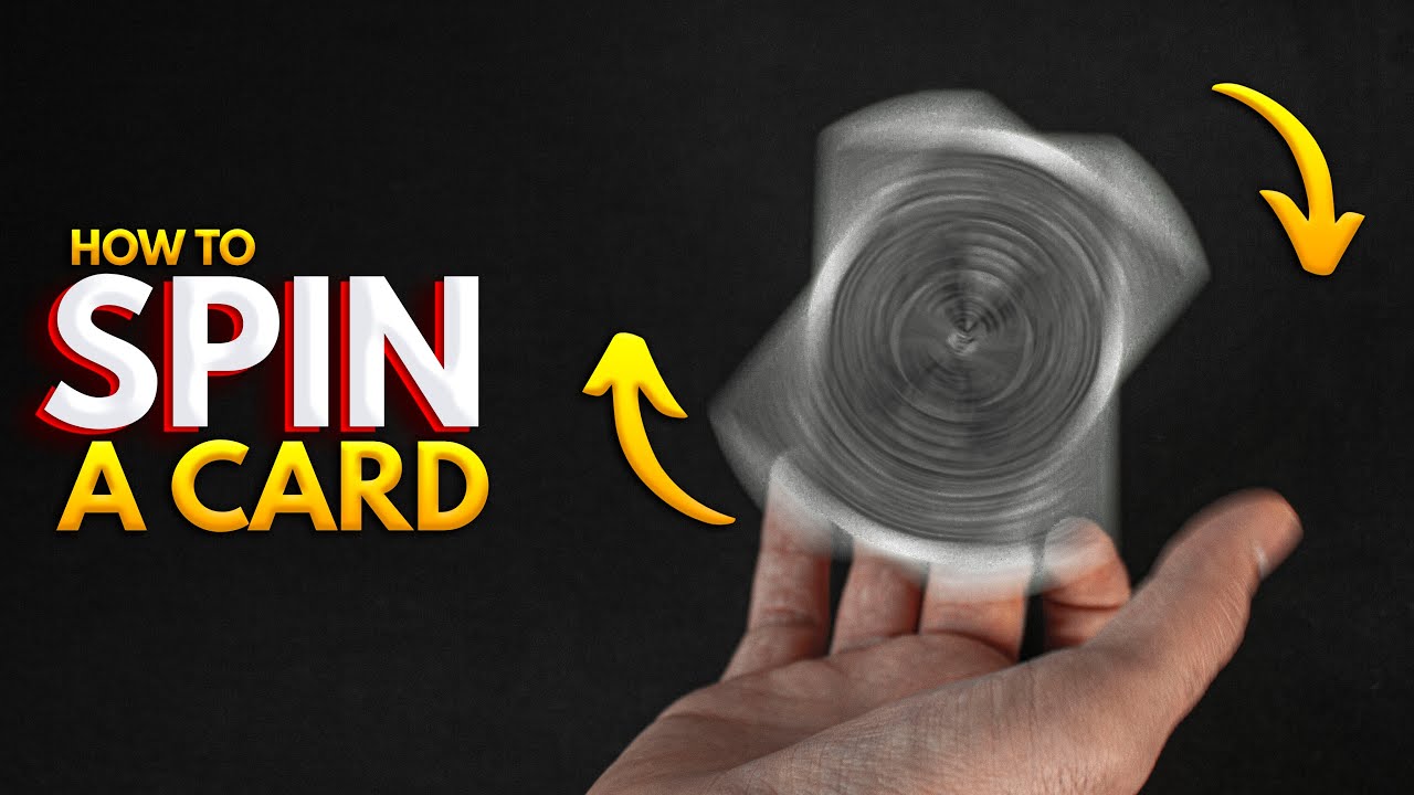 EASILY Spin ANY Card On Your Finger Tip - TUTORIAL!!! - YouTube